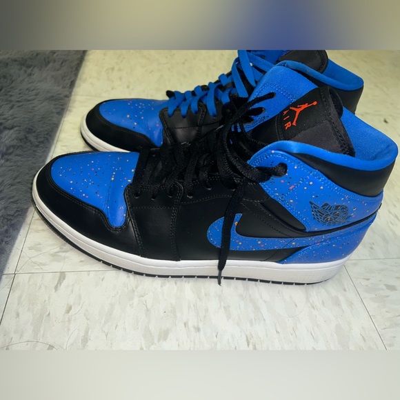 Jordan | Shoes | Royal Blue Splattered Jordan S | Poshmark